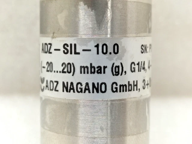 ADZ NAGANO DZ-SIL-10.0 TRASDUTTORE DI PRESSIONE G1/4 4-20mA EUR 137,71 ...