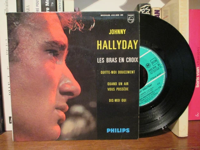 JOHNNY HALLYDAY EP "les bras en croix" 1963 EUR 4,50 - PicClick FR