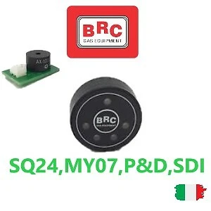 BRC LPG SWITCH (round/5 pins) WITH BUZZER Sequent SQ24 SQ56 CNG fuel ...