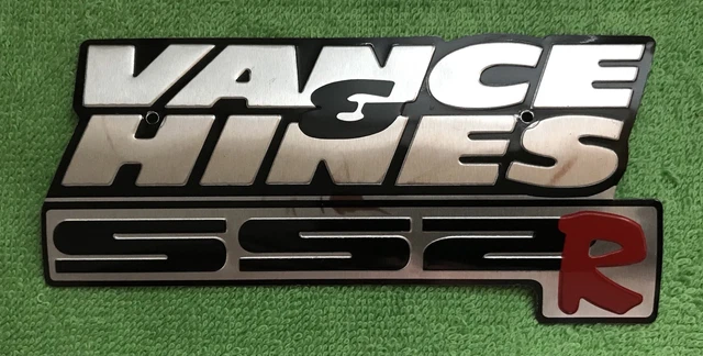 FZR600 FZR 600 VANCE & HINES EXHAUST BADGE LOGO NAME PLATE TAG for ...