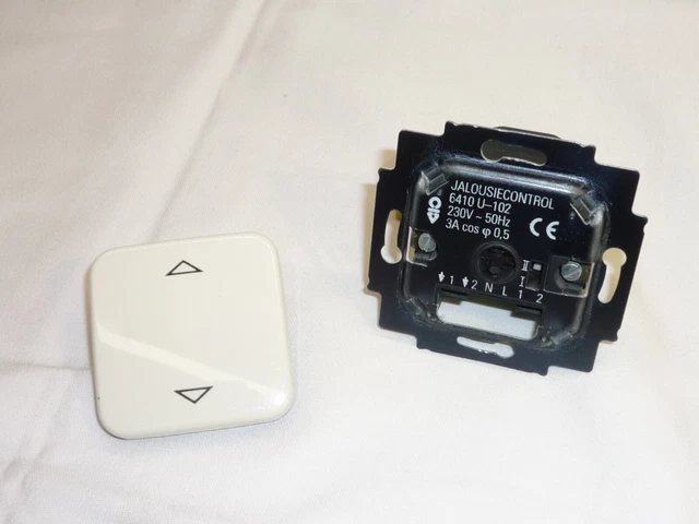 BUSCH-JAEGER JALOUSIECONTROL 6410 U-102 Jalousieschalter Einsatz mit ...