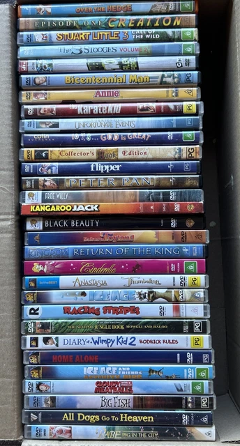 30 KIDS DVDS Kids Children Movies Bundle Bulk Lot -PRE OWNED #332 $52. ...