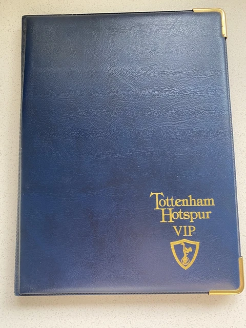 TOTTENHAM HOTSPUR VIP folder with programme and ticket 14 March 1998 £ ...