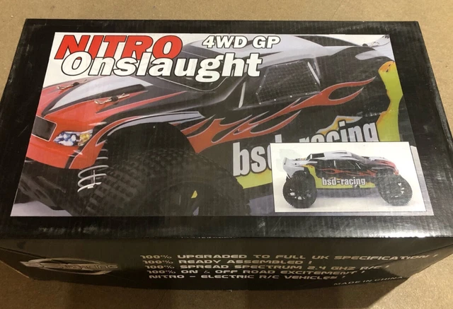 1/10TH SCALE RC Nitro Truggy Buggy BSD Racing Onslaught - Rolling ...