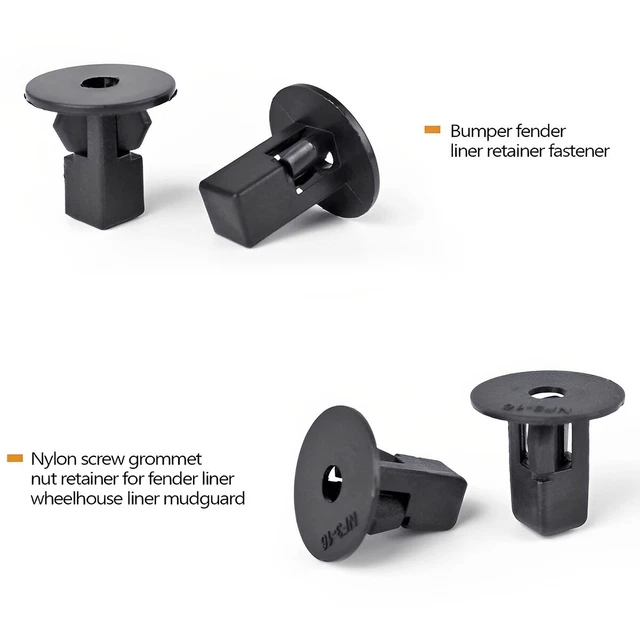 FENDER FLARE CLIP Replacement Reusable Molding Retainer Clip with ...