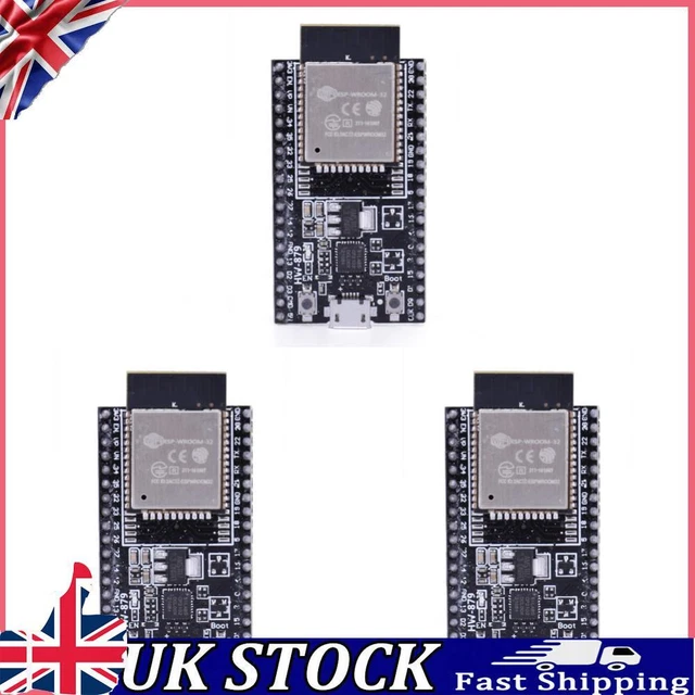 3pcs Esp32 Development Board 500ma Esp32 Devkitc Core Board Wifi Bluetooth Compa £15 49