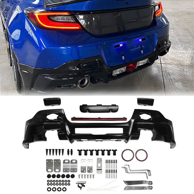 FIT 2022-2023 TOYOTA GR86 Subaru BRZ TRD style Rear Bumper Diffuser Lip ...