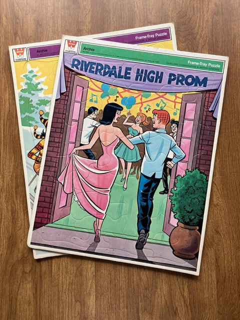 VINTAGE ARCHIE COMICS Whitman Frame-Tray Puzzle Lot of Two £14.27 ...
