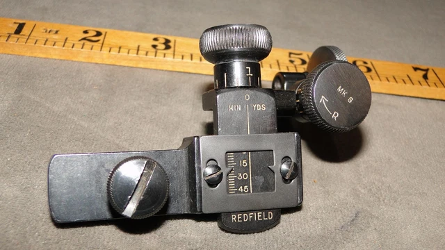 VINTAGE REDFIELD INTERNATIONAL Mark 8 Match Target receiver rifle sight ...
