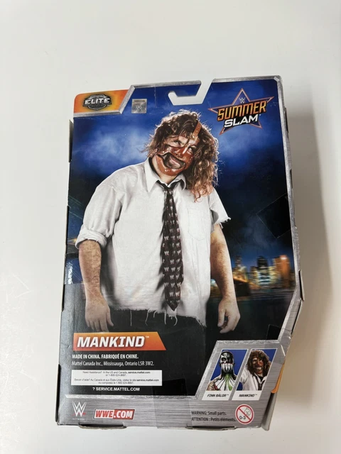 WWE MATTEL SUMMERSLAM Elite Series Mankind Mick Foley w/ Mr Socko Big Eagle MOC $115.00 ...