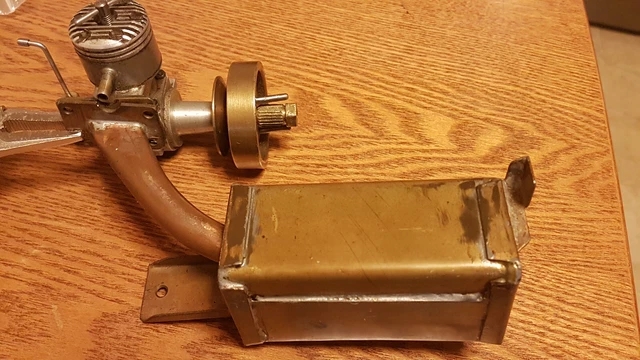 ED HUNTER MARINE boat diesel engine with exhaust £124.99 - PicClick UK