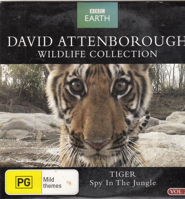 DAVID ATTENBOROUGH-WILDLIFE COLLECTION-3-TIGER Spy In Jungle-BBC Earth ...