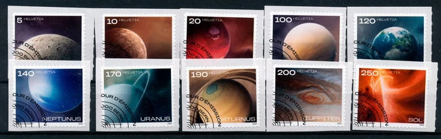 SWITZERLAND NEW! 2025, Our Solar System Series, SKL, Stamped £15.10 ...