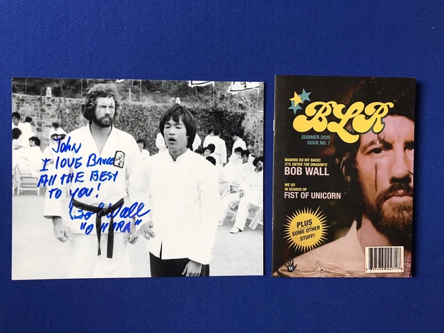 BRUCE LEE ENTER The Dragon Bob Wall Signed Memorabilia 2020 £125.00 ...
