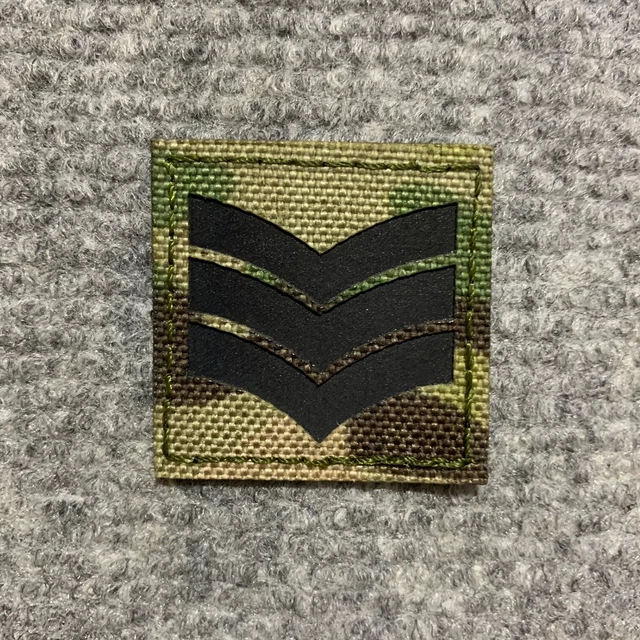 UK BRITISH ARMY Style Laser Cut IR Multicam Rank Patch, Lance Corporal, Sergeant £5.99 - PicClick UK