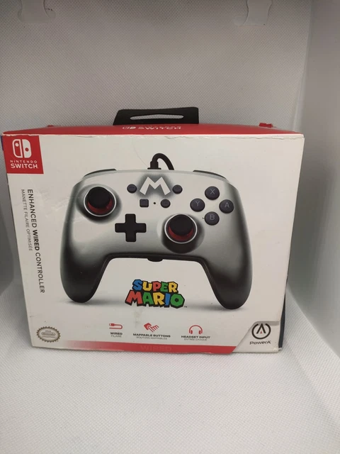 POWER A NINTENDO Switch Enhanced Wired Controller Super Mario - New £19 ...