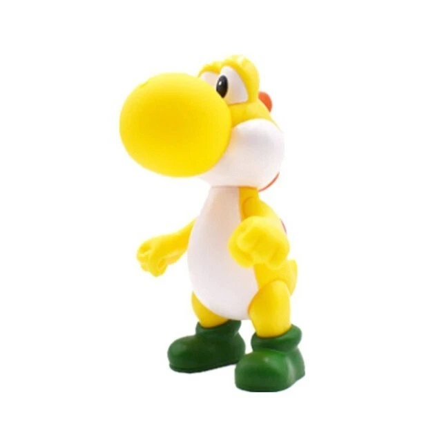 SUPER MARIO SERIES Action Figure Toys Mario Bros Yellow Yoshi Anime ...