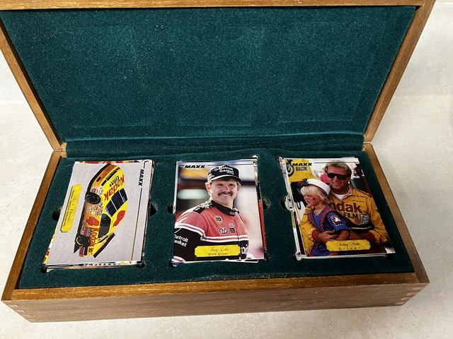 MAXX NASCAR RACE Cards Premier Series 1994 -complete set Sealed Wooden ...