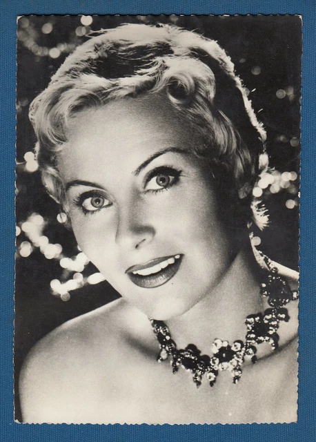 FRENCH ACTRESS MICHELE Morgan Vintage 1950s, vintage postcard ...