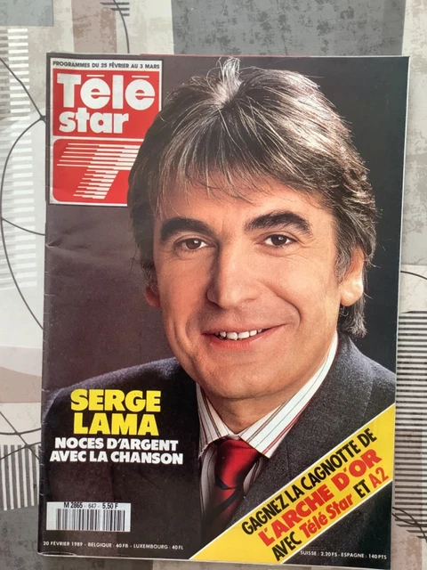TÉLÉ STAR 647 20/02/1989 Serge Lama 26/305 EUR 14,00 - PicClick FR