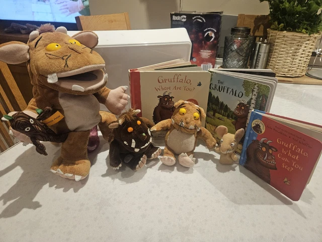 GRUFFALO BUNDLE OF Soft Toy Plush Julia Donaldson Plus Books £26.67 ...