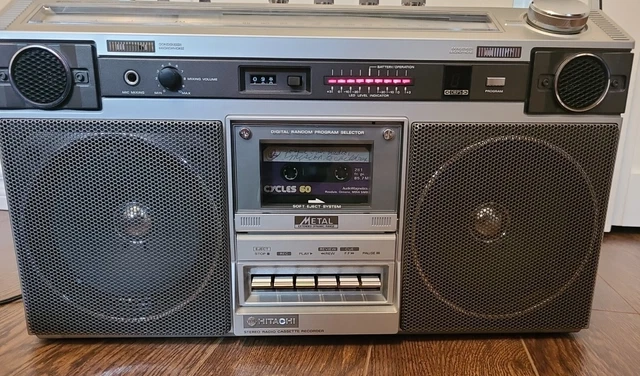 HITACHI TRK-8270HC BOOMBOX Ghettoblaster High Fidelity Stereo Sound ...