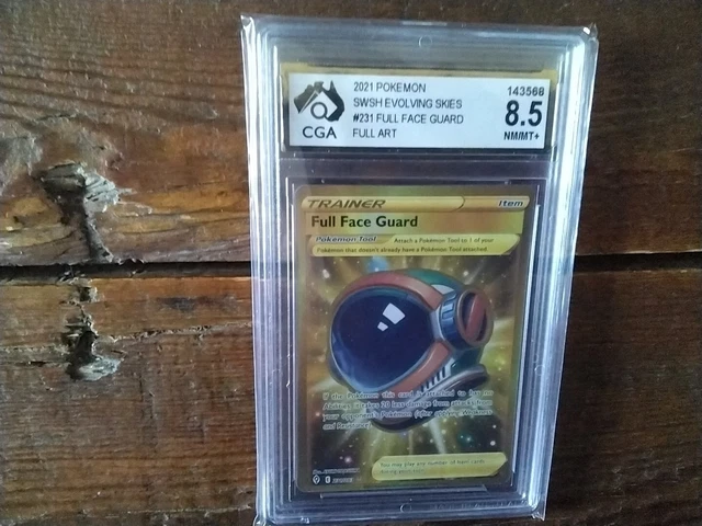 POKEMON VMAX GOLD secret graded promo full face guard 231/203 v gx ex ...