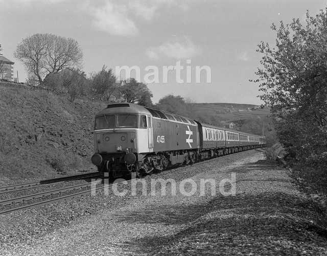 BRITISH RAIL CLASS 47 47455 6 x 7.5 cm Railway Negative RN440 £2.99 ...