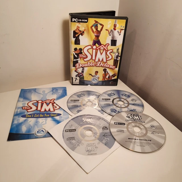 THE SIMS DOUBLE Deluxe Edition - Sims 1 Base Pc Game & 2 Expansions ...