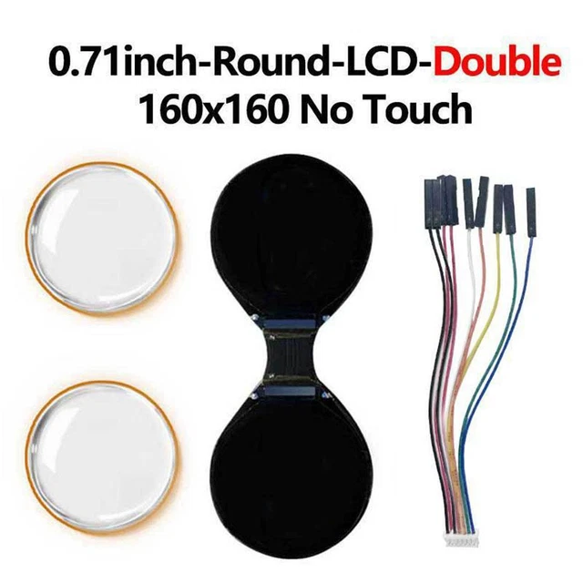 ROUND TFT LCD Display Module for Arduino/Raspberry Pi/PICO/STM32: $17. ...
