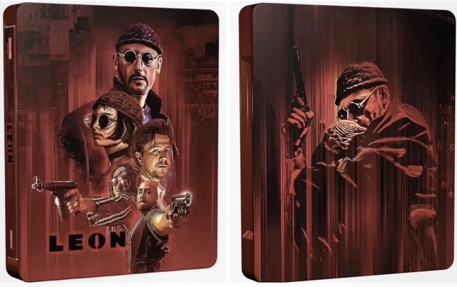 LÉON (LIMITED EDITION 4K Ultra HD Blu Ray Steelbook) Leon Luc Besson ...