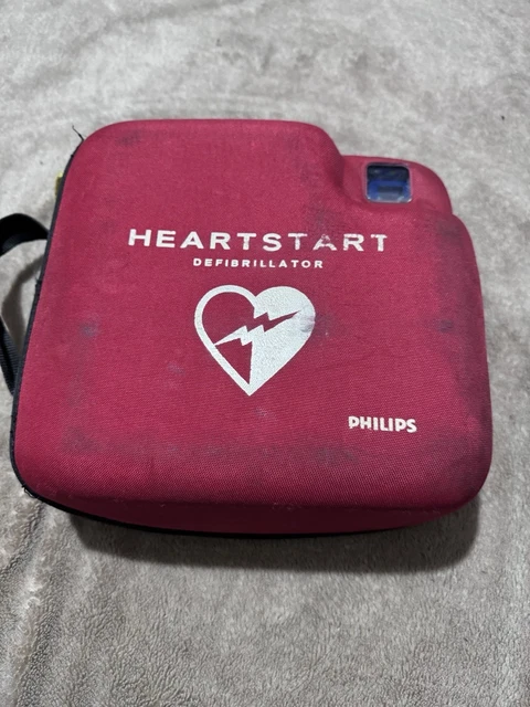 PHILIPS HEARTSTART FR2+ AED Defib With Battery, New Electrodes And Case ...