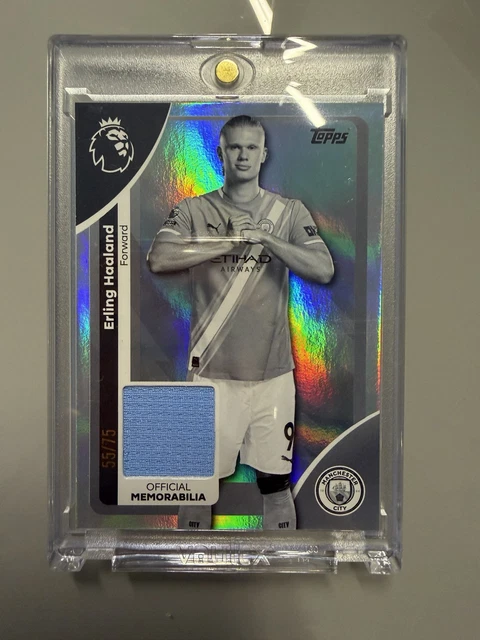 TOPPS 2026 PREMIER League Erling Haaland Worn Relic /75 £99.48 ...