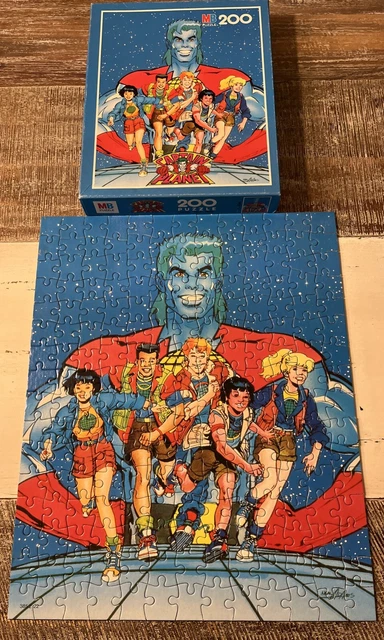 CAPTAIN PLANET PUZZLE 200 Teile, Komplett Mit Verpackung, 1991, 90Er ...