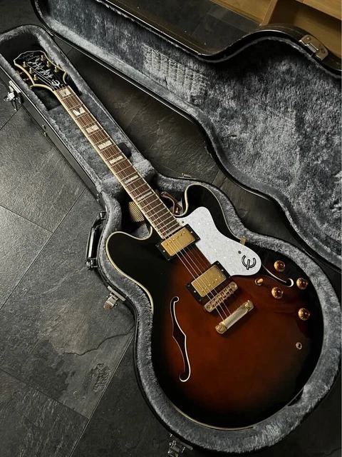 EPIPHONE LIMITED RUN 'by Gibson' inlay Sheraton MIK (1987-89) with mods ...