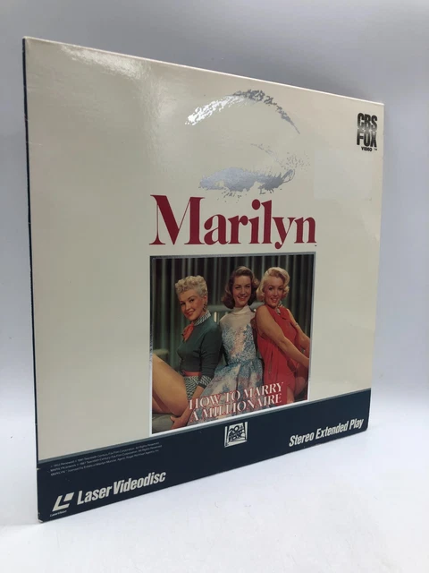 HOW TO MARRY A Millionaire Marilyn Monroe Movie Video Laserdisc $7.49 ...