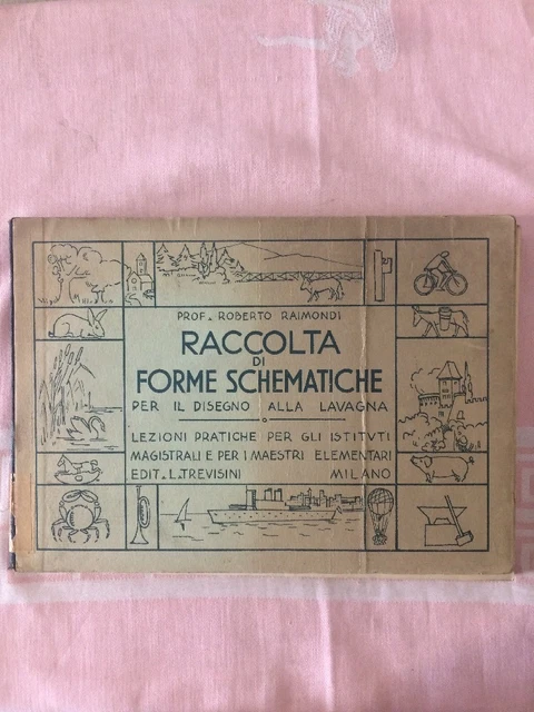 LIBRO RACCOLTA DI Forme Schematiche Per Il Disegno Alla Lavagna Di R ...