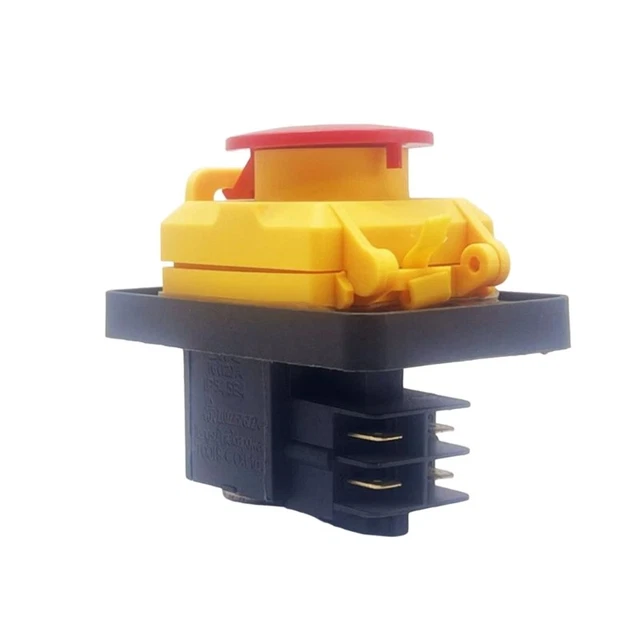 KJD12 WATERPROOF PUSH Button 16A 250V Electromagnetic for Woodworking ...