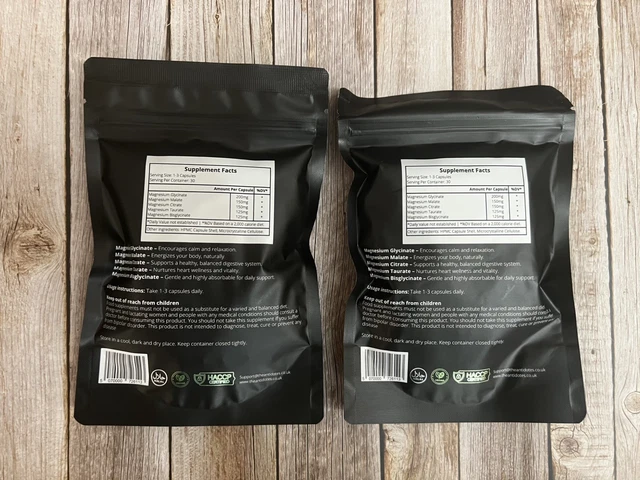 MAGNESIUM COMPLEX MUSCLE Nerve Health Supplement Capsules X2 Free ...