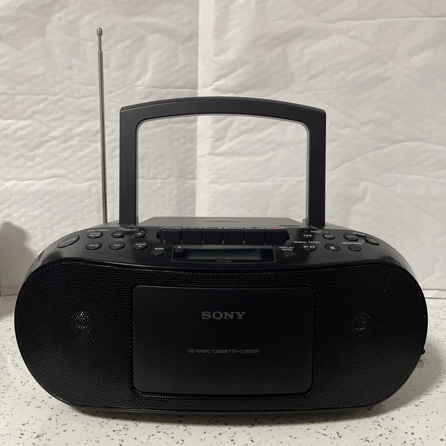 SONY CFD-S50 CD Player Cassette Recorder AM/FM Radio Portable Stereo ...