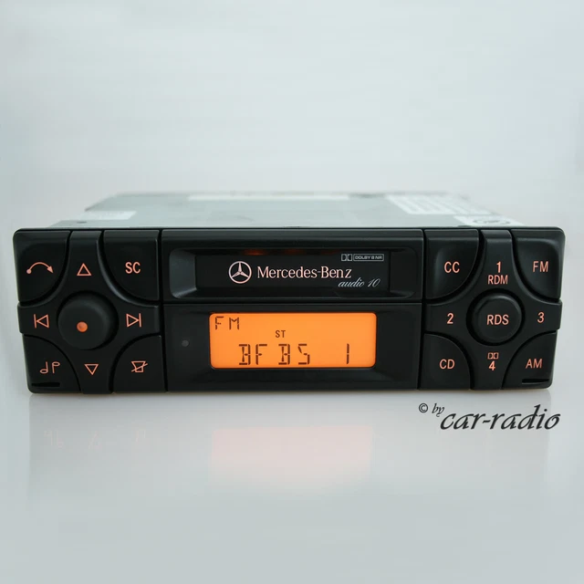 GENUINE MERCEDES AUDIO 10 BE3100 Becker Radio Cassette A2108200986 CC ...