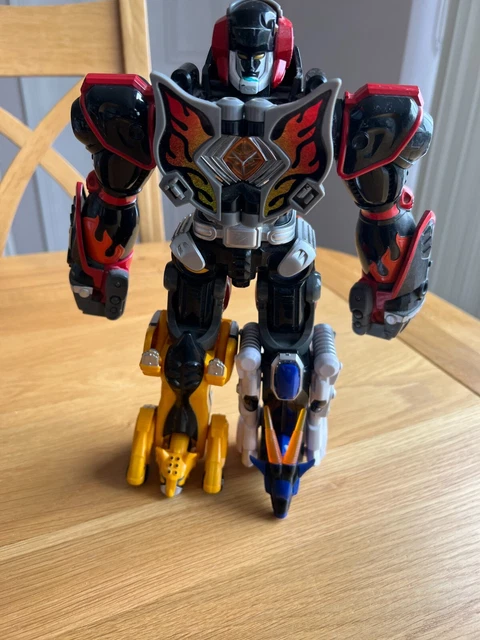 POWER RANGERS JUNGLE Fury Deluxe Megazord with working electrics Spin ...