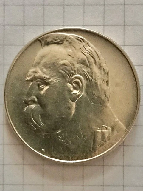 SILBERMÜNZE POLEN 10 Zloty 1939 Jozef Pilsudski EUR 68,00 - PicClick DE