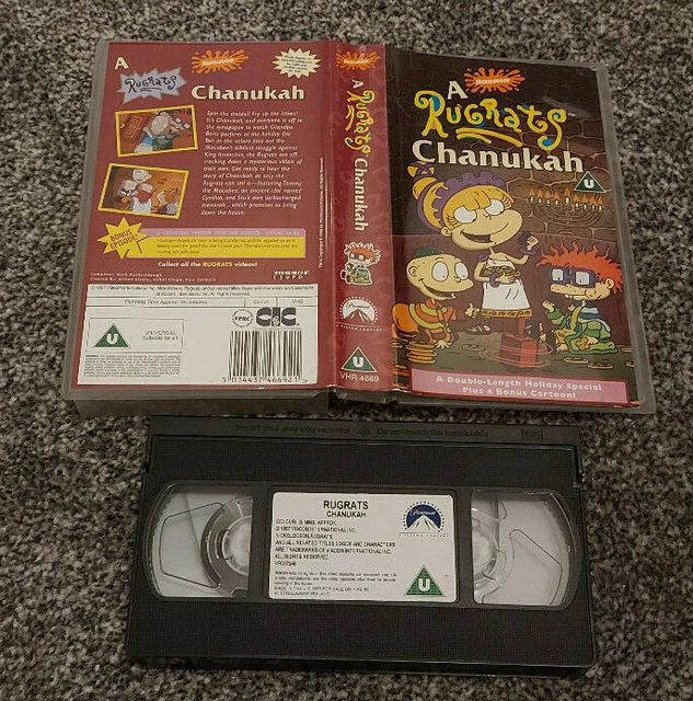 A RUGRATS CHANUKAH Nickelodeon Video Pal Vhs Video Kids Children EUR 7 ...