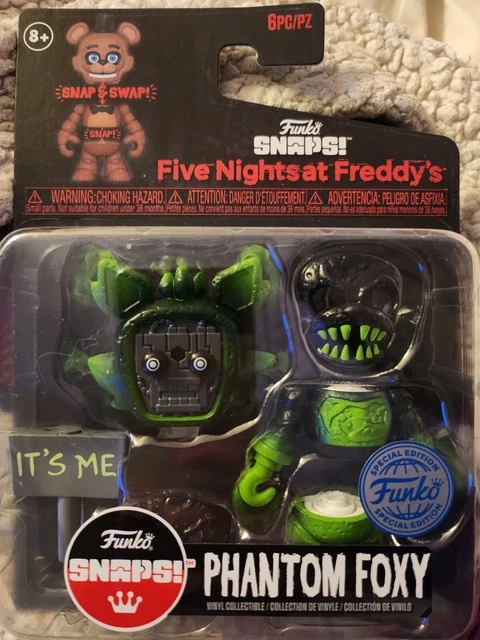 FIVE NIGHTS AT Freddys Snaps Phantom Foxy Figure Freddy FNAF Funko ...