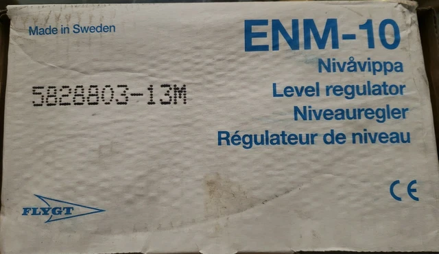 FLYGT XYLEM ENM 10 Mechanical Level Control Switch 6M NEW IN BOX £244. ...