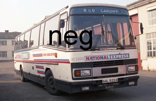 35MM BUS NEGATIVE National Welsh National Express Ld Tiger Aal622A Neg ...
