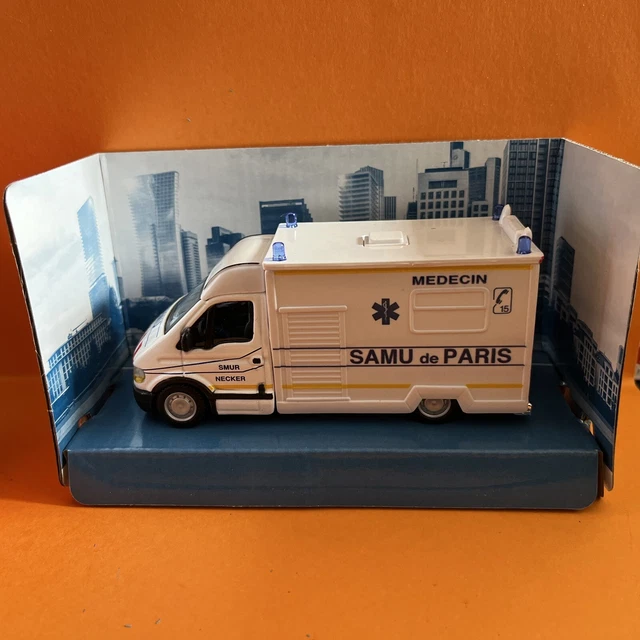 RENAULT MASTER SAMU De PARIS SMUR Necker BURAGO Emergency 1/50eme EUR ...