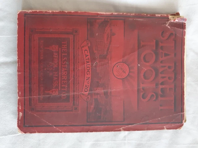 STARRETT TOOLS CATALOG No20 £80.00 - PicClick UK