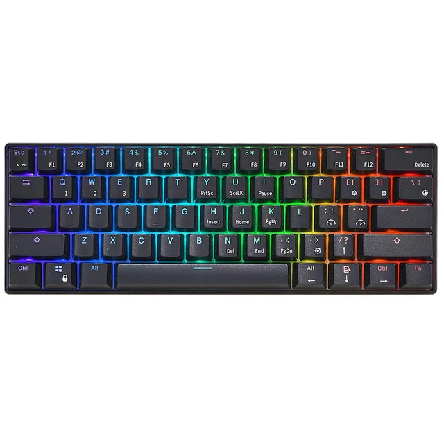 RK ROYAL KLUDGE RK61 Wired 60% Mechanical Gaming Keyboard RGB Backlit ...